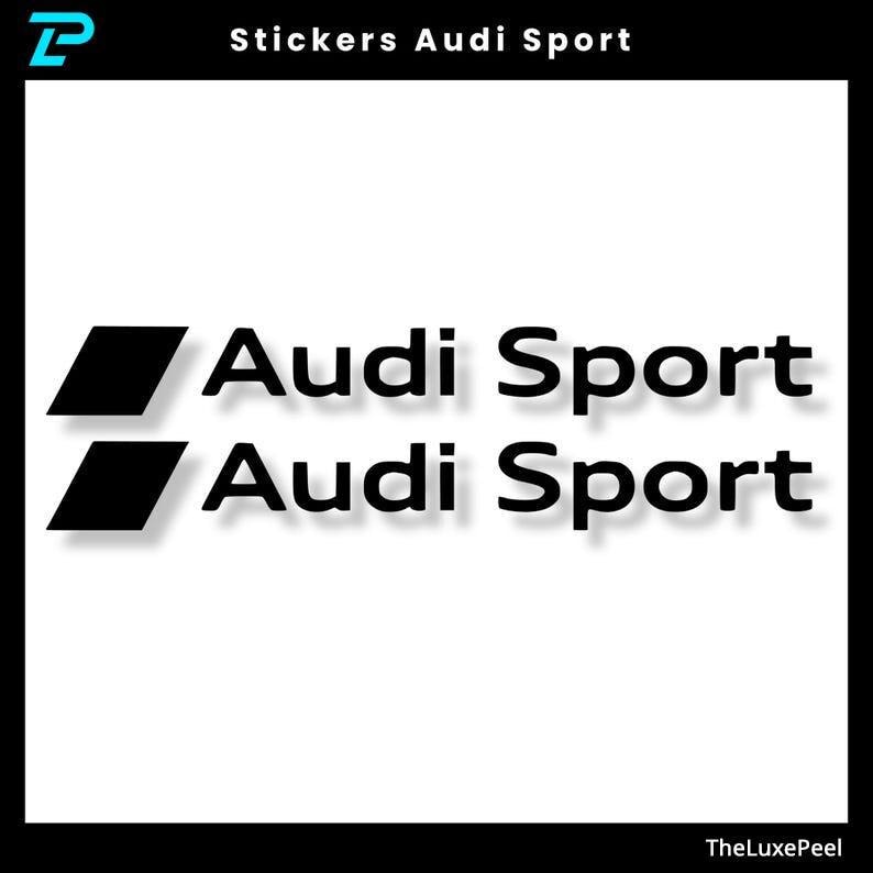 Audi Sport Stickers |car Vinyl Decals | Racing Sticker Pair | Car ...