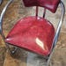 Art Deco Streamline Modern Bauhaus Cantilever Chair Chrome & Red Vinyl ...