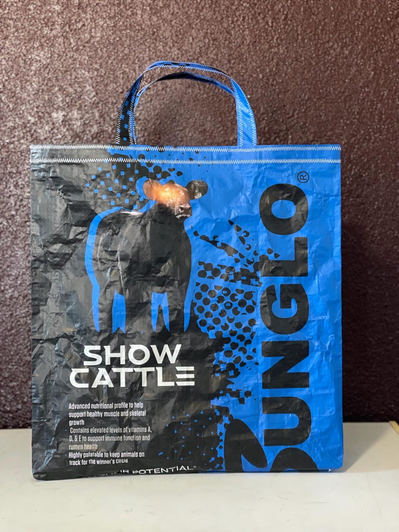 Upcycled Feed Bag Totes Handmade Waterproof Eco Bags From Our Colorado ...