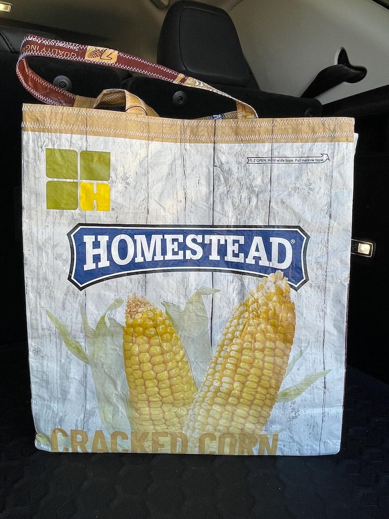 Upcycled Feed Bag Totes Handmade Waterproof Eco Bags From Our Colorado ...