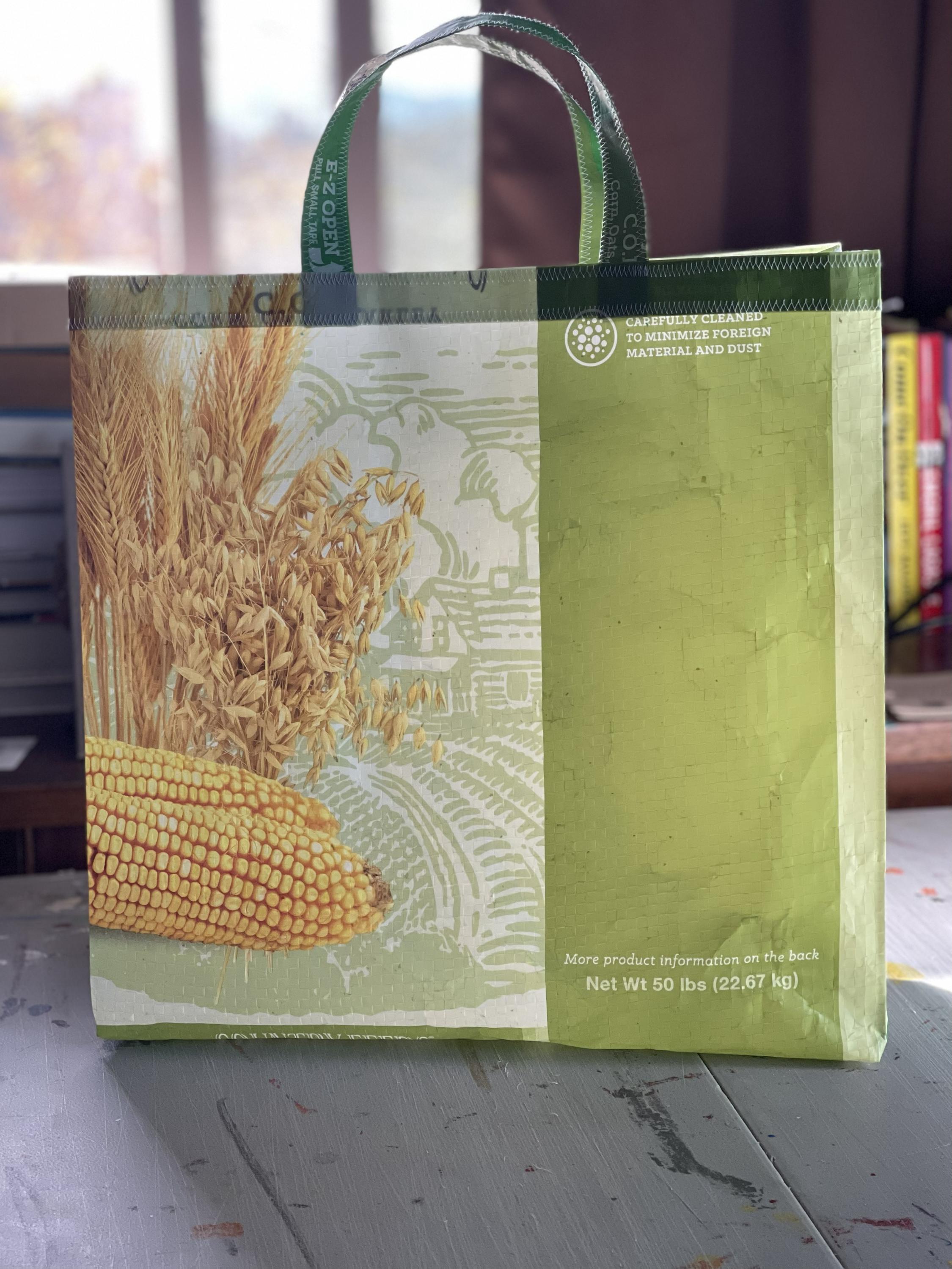 Upcycled Feed Bag Totes Handmade Waterproof Eco Bags From Our Colorado ...