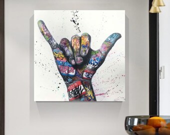 Peace Sign Graffiti - Etsy