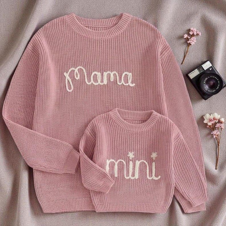 Custom Sweater, Mama Sweatshirt, Baby Sweatshirt, Mommy and Me Outfits ...