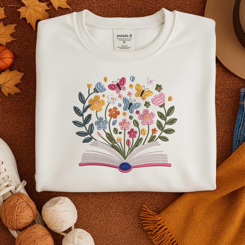 Open Book Applique - Etsy