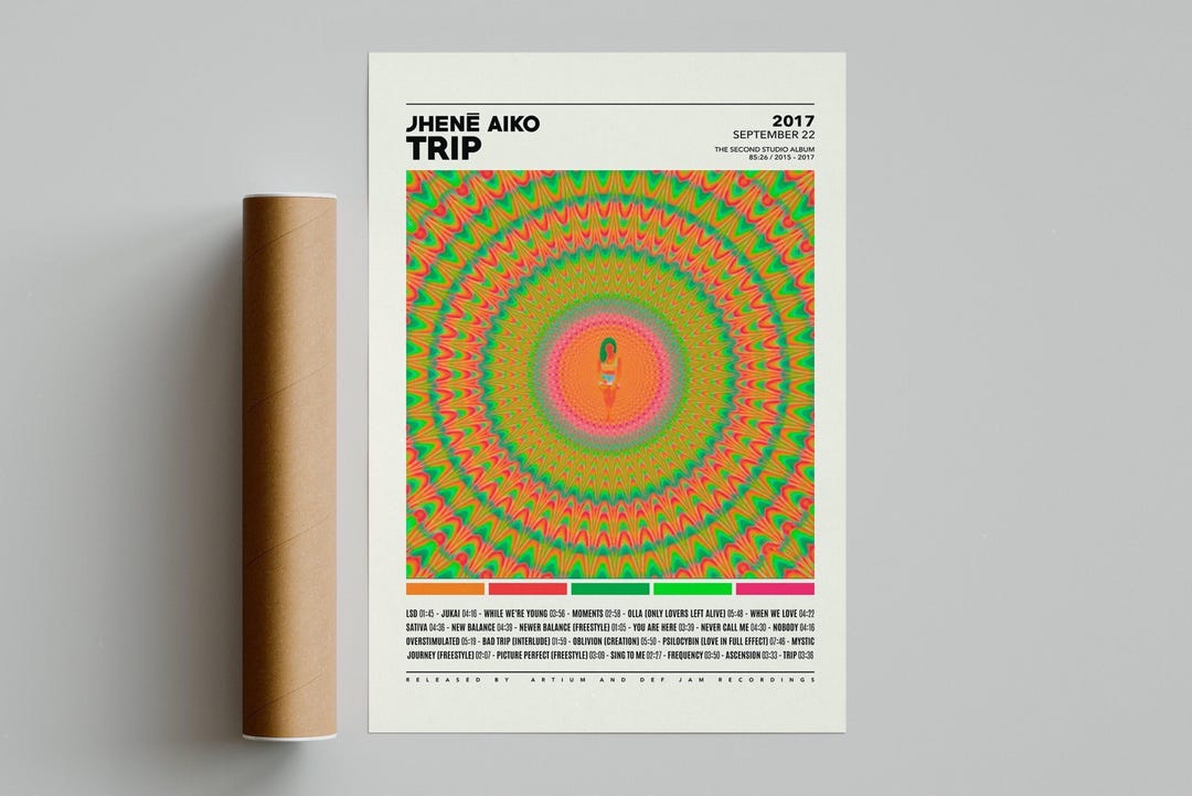 Jhene Aiko Poster / Jhene Aiko Trip Poster / Jhene Aiko / Trip / Album ...