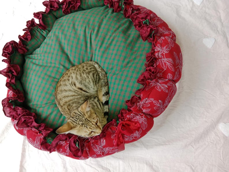 Reversible Pet Bed Sewing Pattern: Cozy DIY Cat or Dog Gift (digital ...