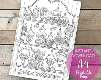 Candy Shop Printable - Etsy
