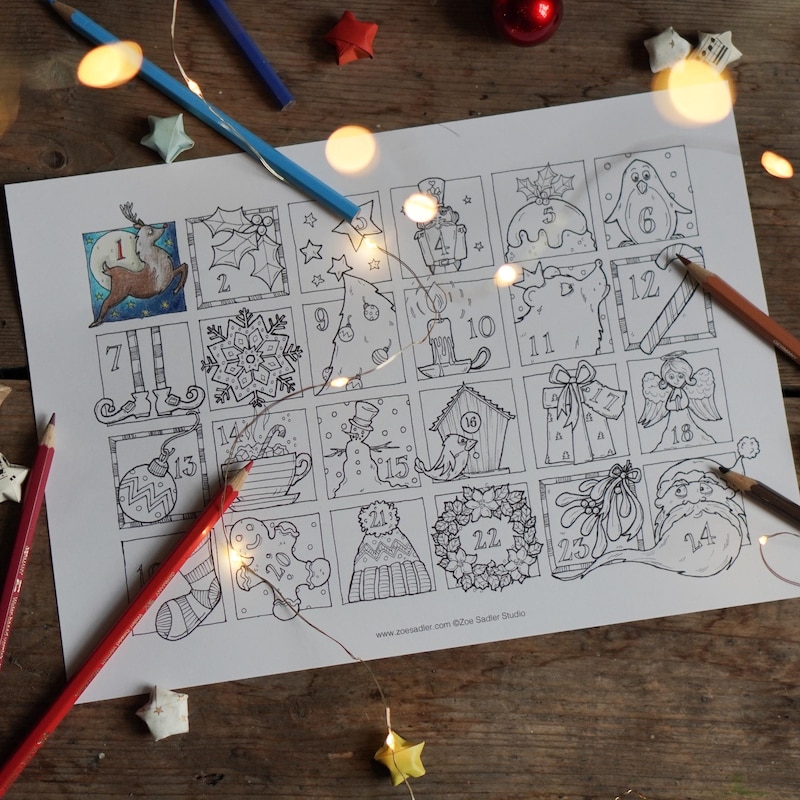 Mini Wall Calendar Kids - Etsy UK