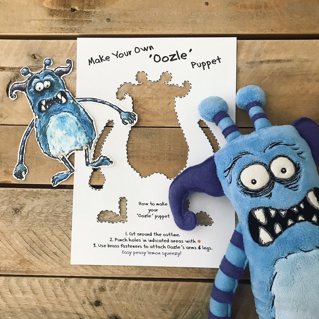 Little Monsters PDF Printable Activity Sheet for Kids, Make Your Own ...