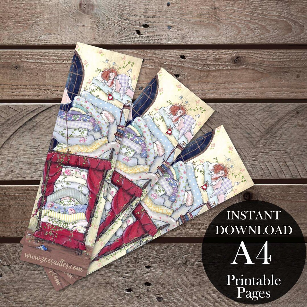 The Princess and the Pea Fairy Tale Bookmark - Etsy