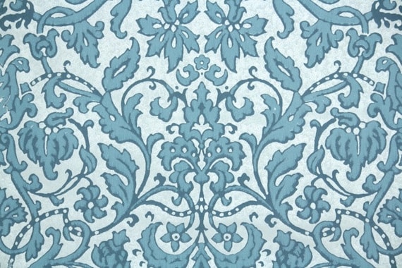 Retro Flock Wallpaper by the Yard 70s Vintage Flock Wallpaper - Etsy