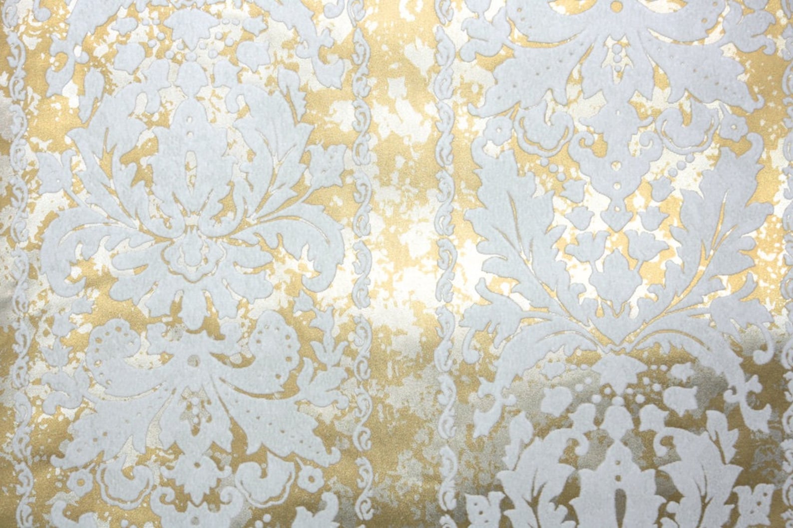 Retro Flock Wallpaper by the Yard Vintage Flock Wallpaper - Etsy