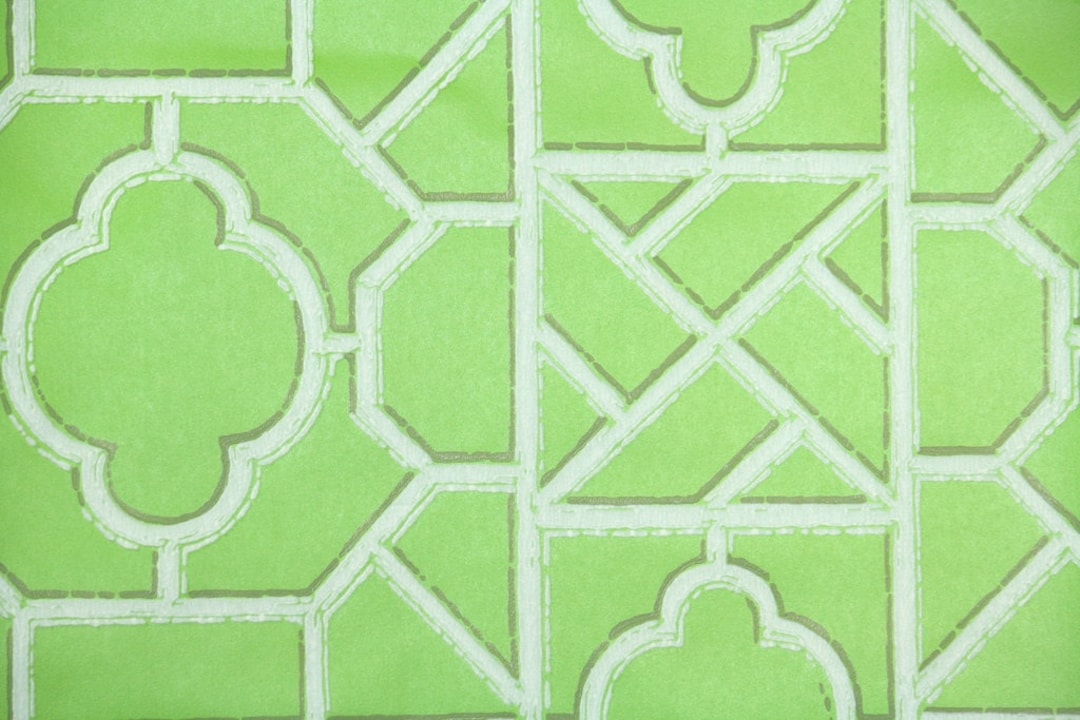 Retro Flock Wallpaper by the Yard 70s Vintage Flock Wallpaper 1970s ...