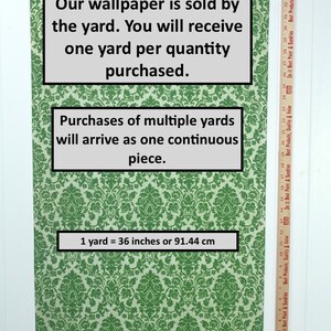 Retro Flock Wallpaper by the Yard 70s Vintage Flock Wallpaper 1970s ...