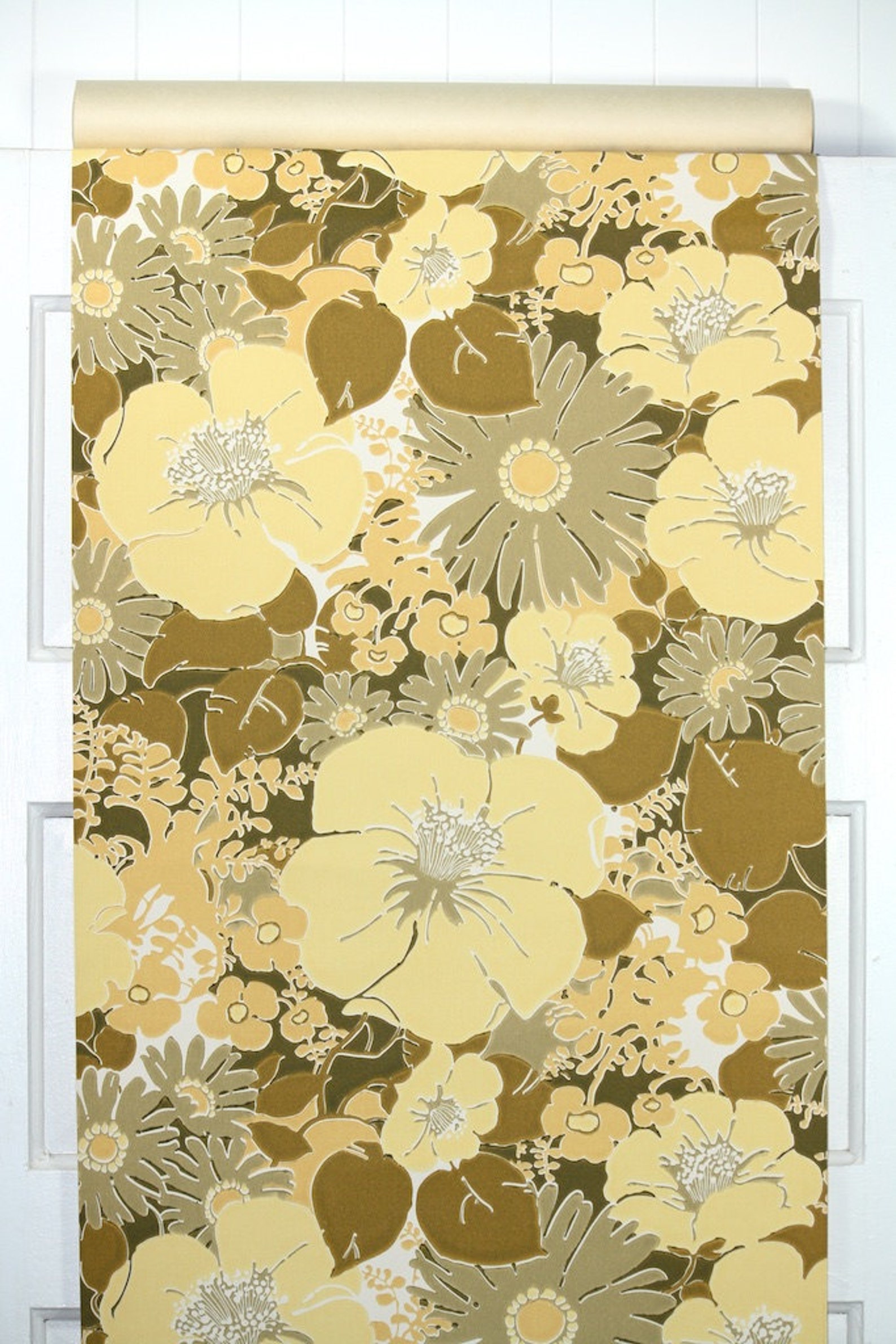 Retro Wallpaper by the Yard 60s Vintage Wallpaper 1960s - Etsy