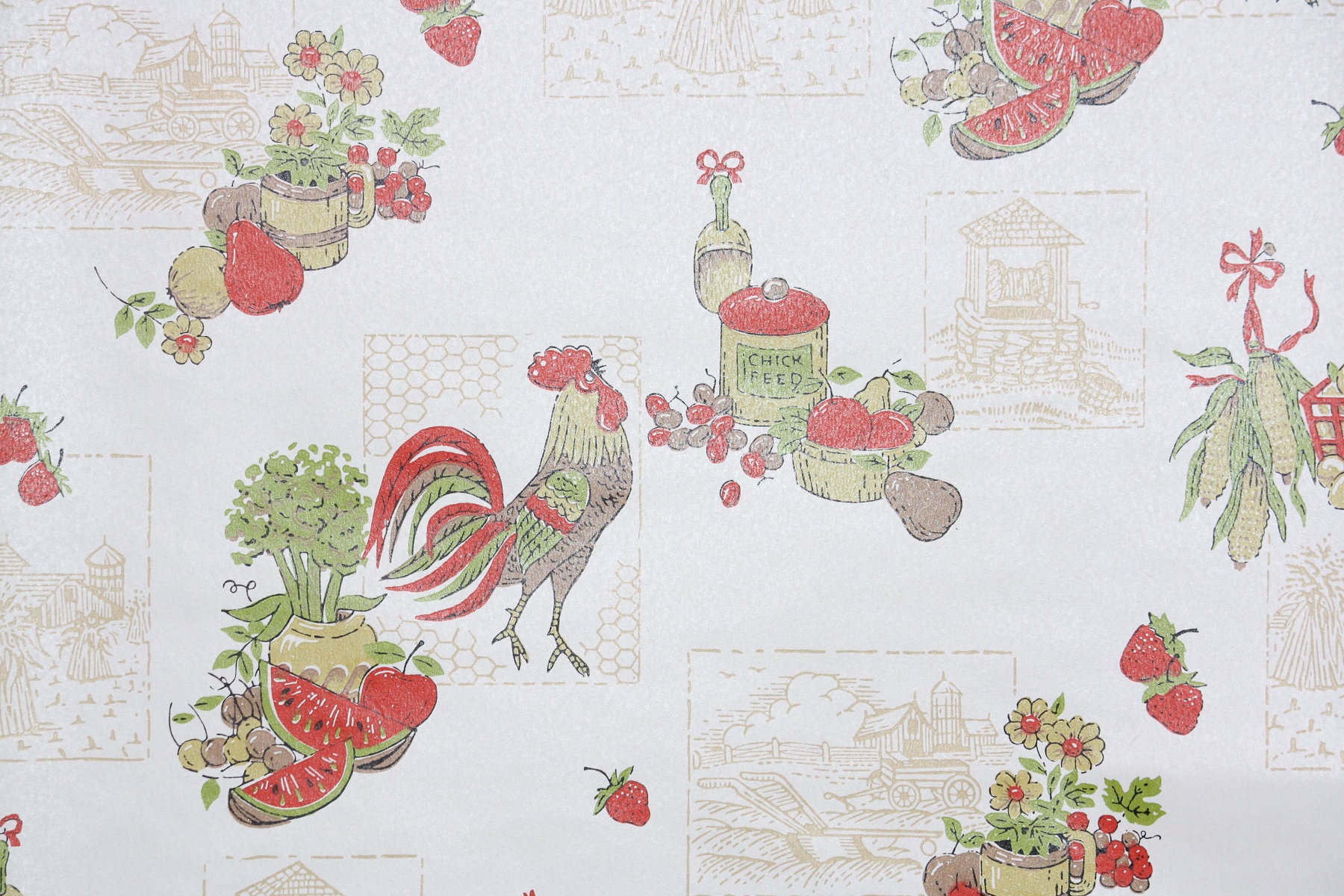 1970s Kitchen Wallpaper