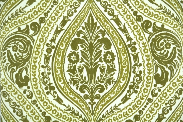 Retro Flock Wallpaper by the Yard 70s Vintage Flock Wallpaper - Etsy