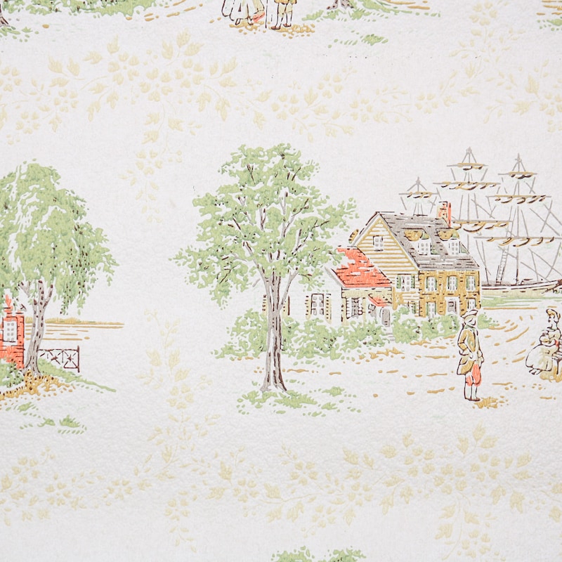 Colonial Wallpaper - Etsy