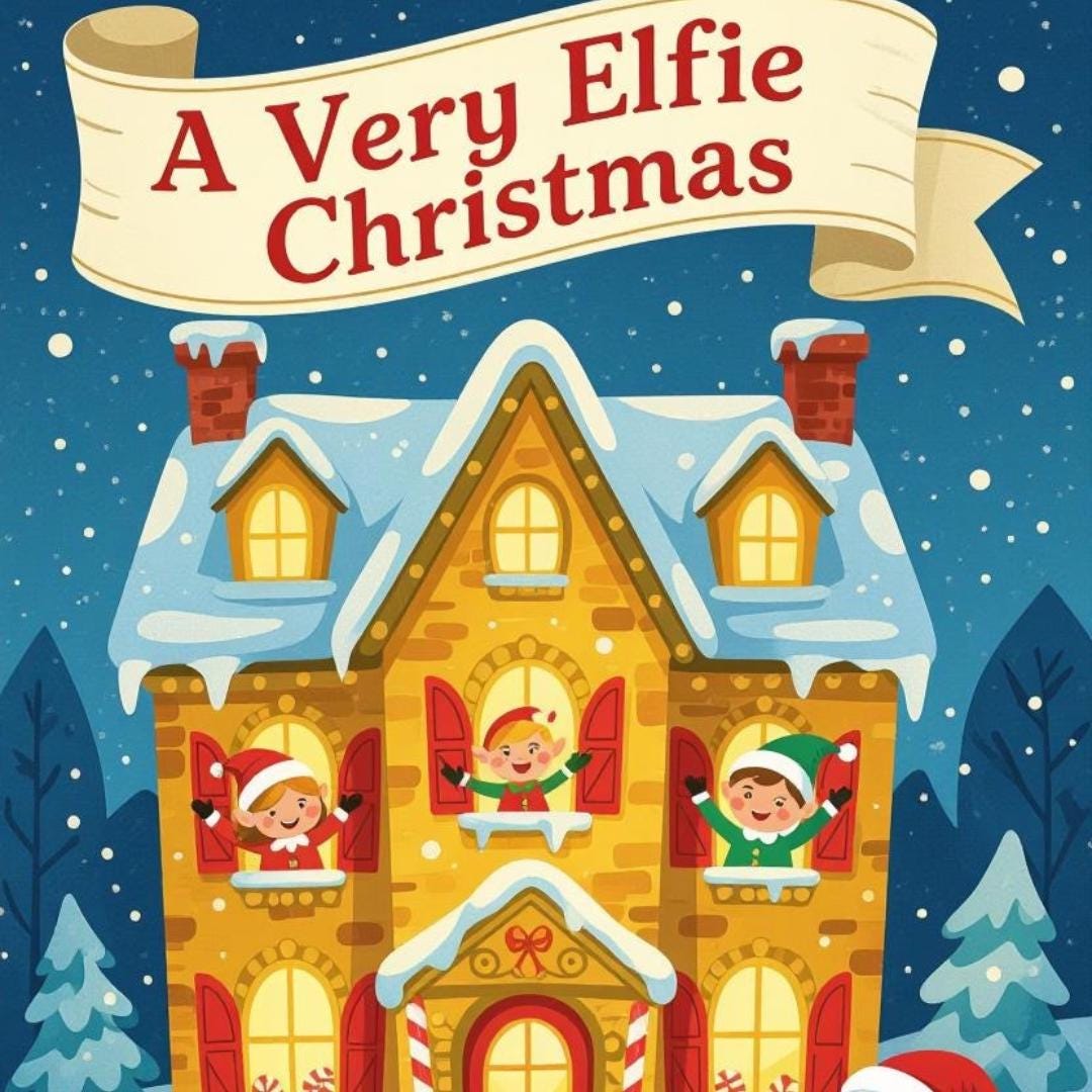 A Very Elfie Christmas - 50 Fun Coloring Pages to Print - Etsy