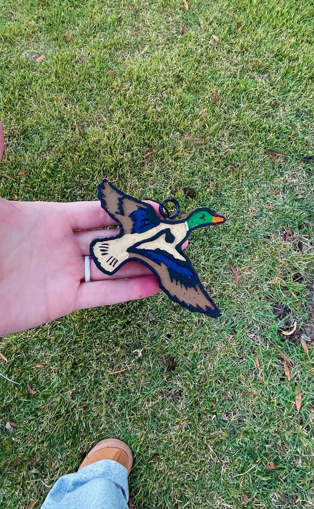Mallard Duck Freshie | Hand-painted Car Air Freshener | Wildlife Decor ...