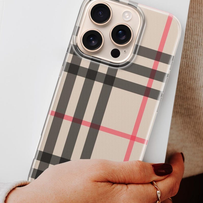 Xmas Plaid iPhone Case - Etsy