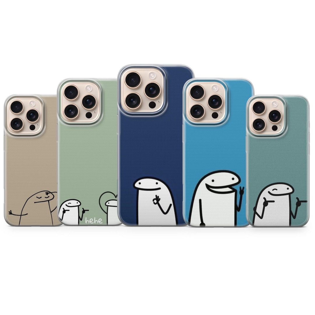 Funny Meme Phone Case Doodle Drawing Cover for iPhone 17 Pro Max 16a 15 ...