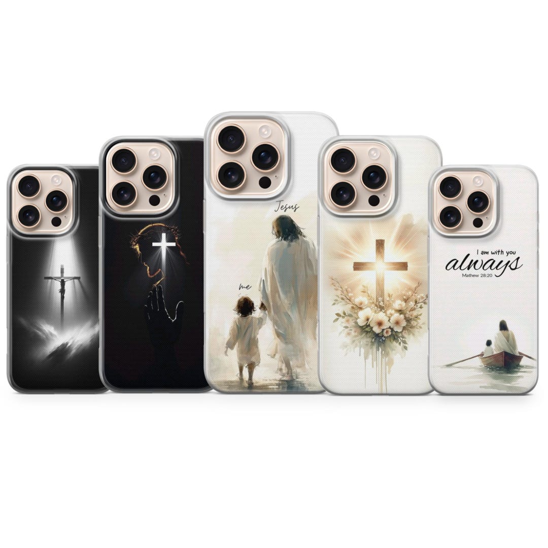 Christian Phone Case Jesus, Faith Cover for iPhone 17 Pro Max 16a 15 14 ...
