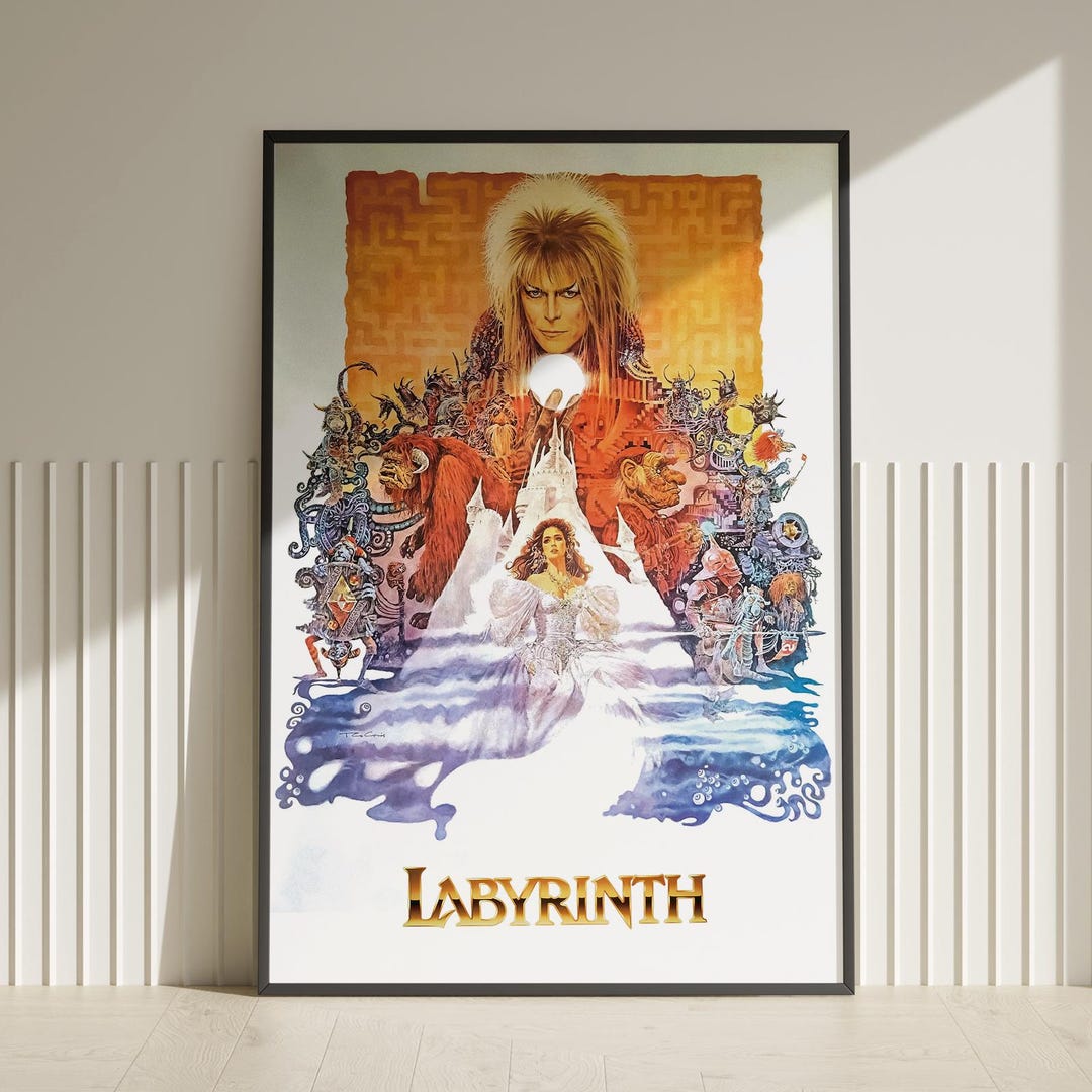 Labyrinth Movie Poster, Home Room Decor, Wall Art, Christmas Gift - Etsy
