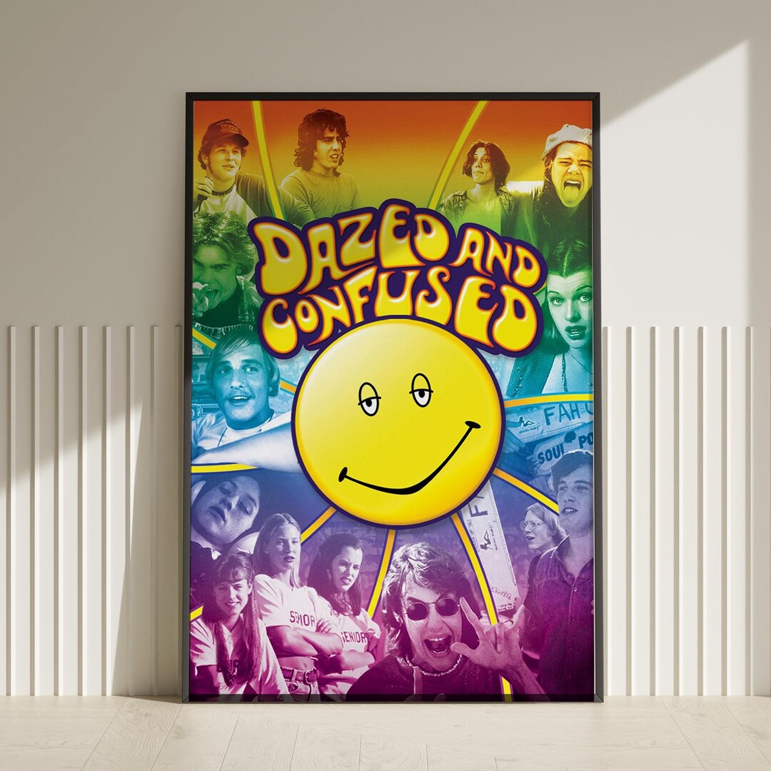 Dazed and Confused Movie Poster, Home Room Decor, Wall Art, Christmas ...