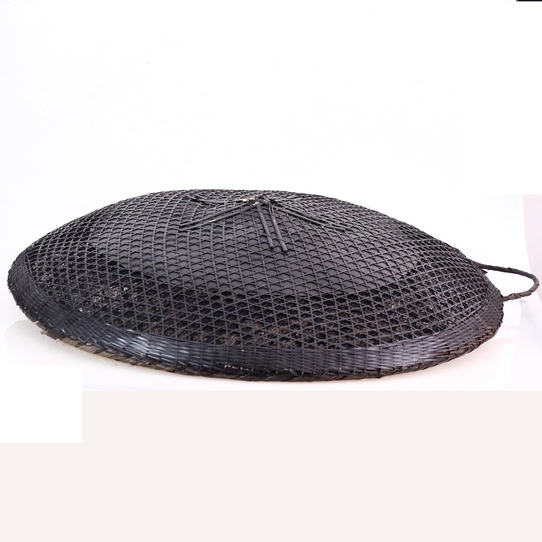Bamboo Woven Samurai Hat: Ninja Cosplay, Halloween Party Prop (19.6 ...