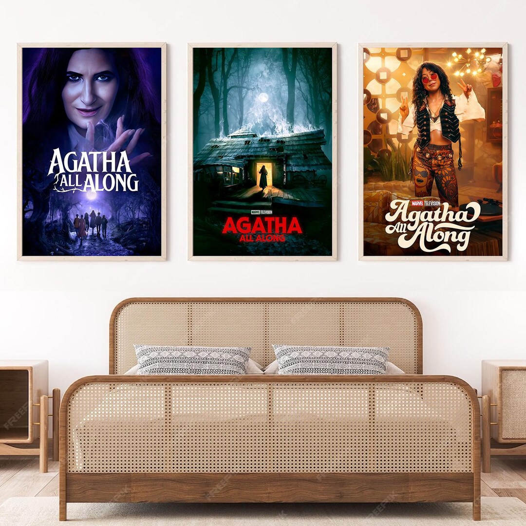 Agatha All Along Movie Poster: HD Canvas Print Wall Art - Etsy
