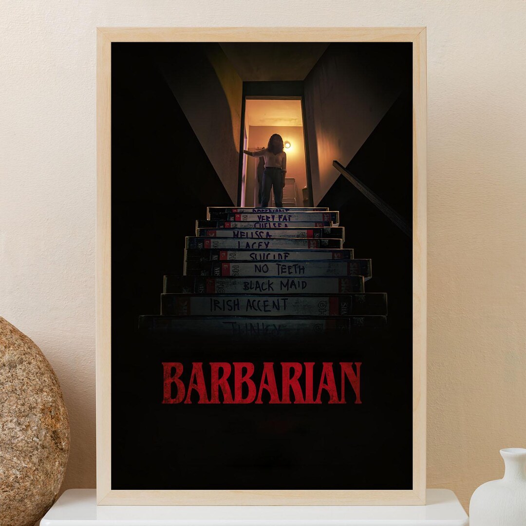 Barbarian Movie Poster-canvas Print-bedroom Decor-wall Art-gift for ...