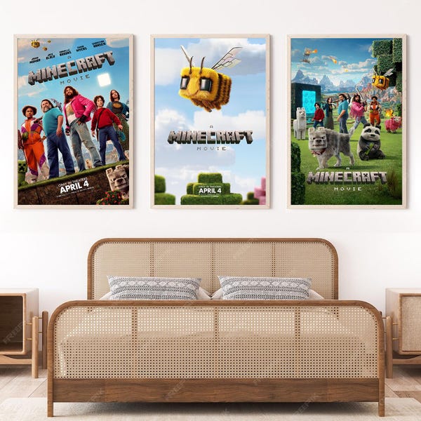 Mincraft Poster - Etsy UK