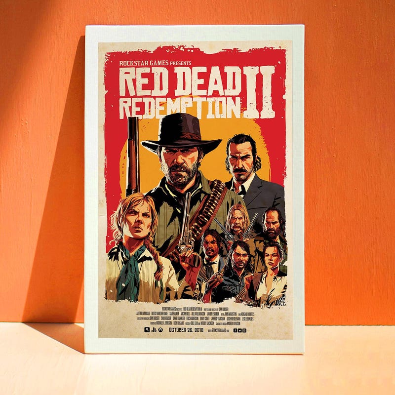 Red Dead Redemption 2 Poster - Etsy