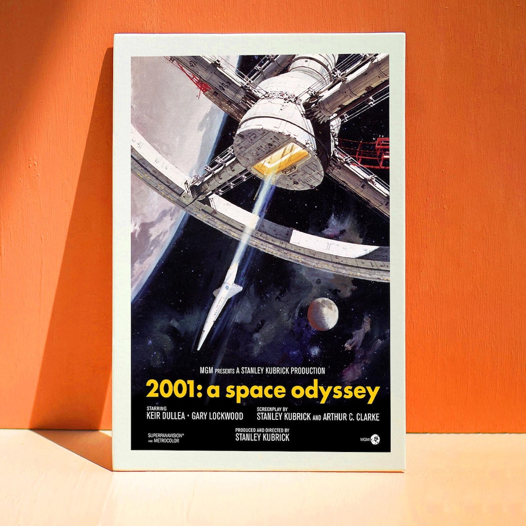 2001: A Space Odyssey Movie Poster - HD Canvas Print - Etsy