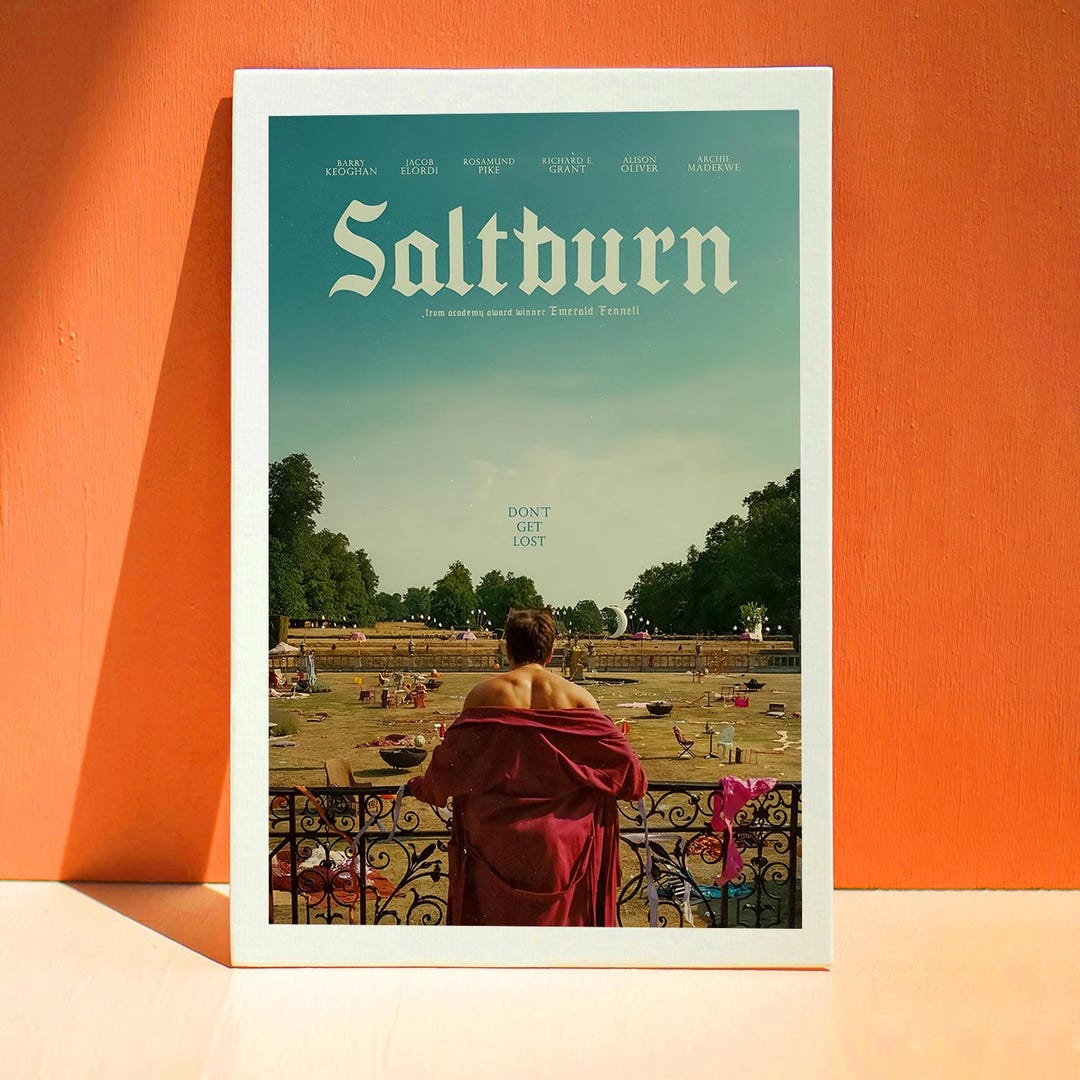 Saltburn Movie Poster - Canvas Print - Bedroom Decor - Wall Art - Gift ...