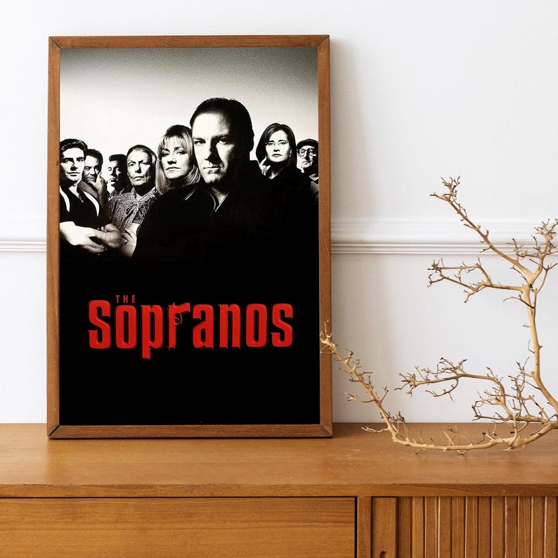 The Sopranos Movie Poster-canvas Print-bedroom Decor-wall Art-gift for ...