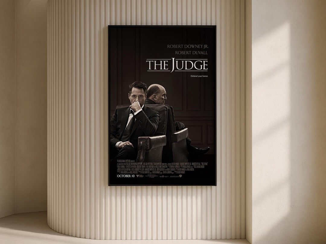 The Judge Poster, Movie Poster, Vintage Poster, Art Home Decoration ...