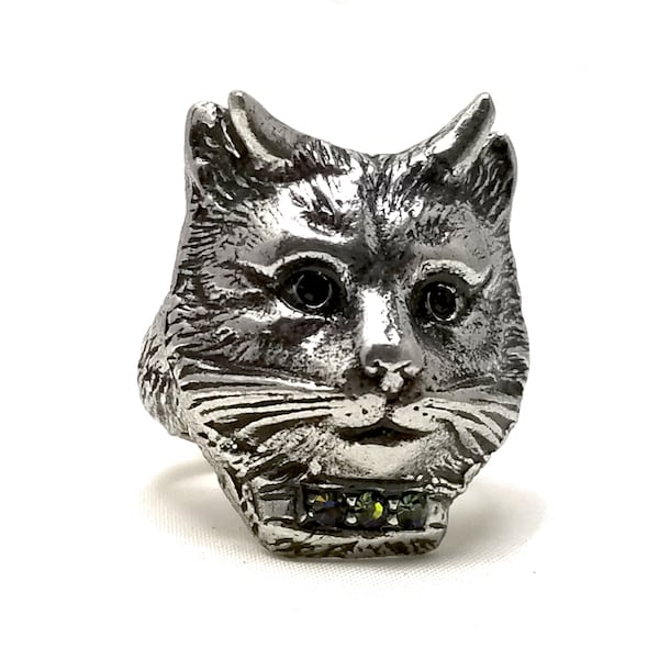 Kitty Ring - Etsy