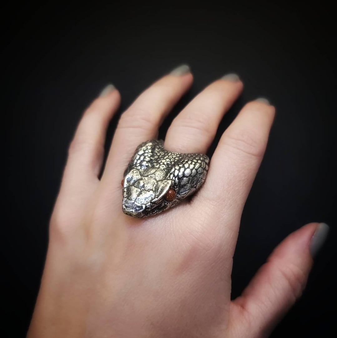 Copperhead Snake Ring. Snake Ring. Snake Jewelry No Christmas Guarantee ...