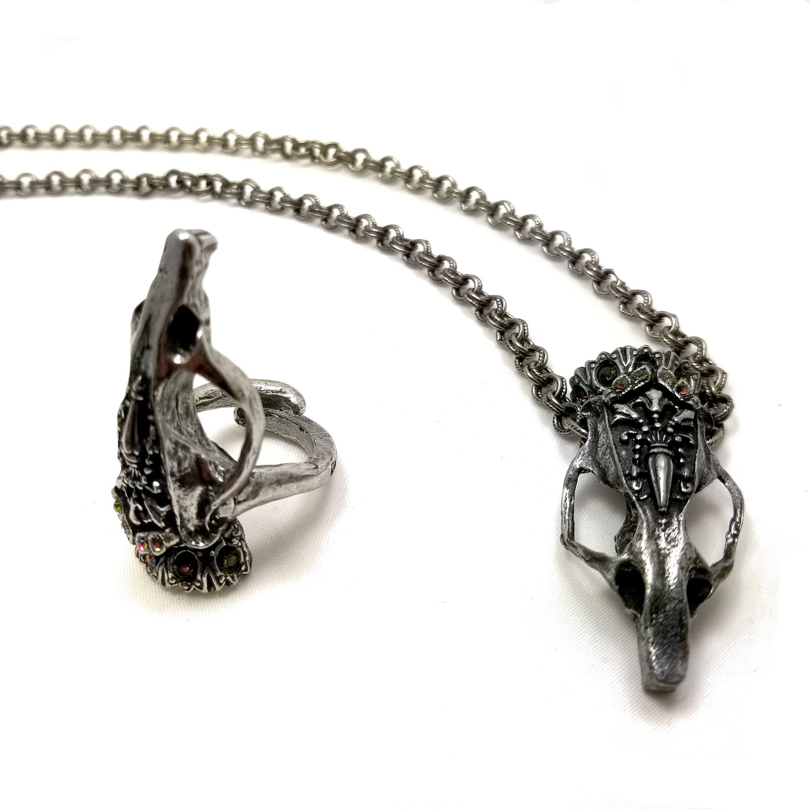Rat King Necklace. Rat Necklace. Rat Skull. Rat Skull - Etsy