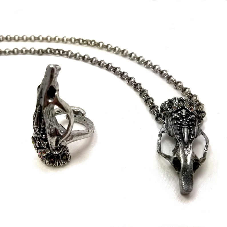 Rat King Necklace. Rat Necklace. Rat Skull. Rat Skull Necklace. Bone ...