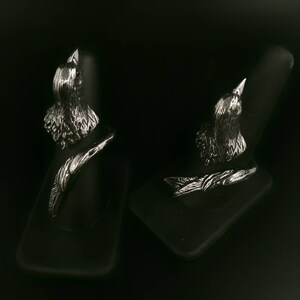 Bird Wrap Ring. Crow Ring. Raven Ring. Bird Ring. Made to Order - Etsy