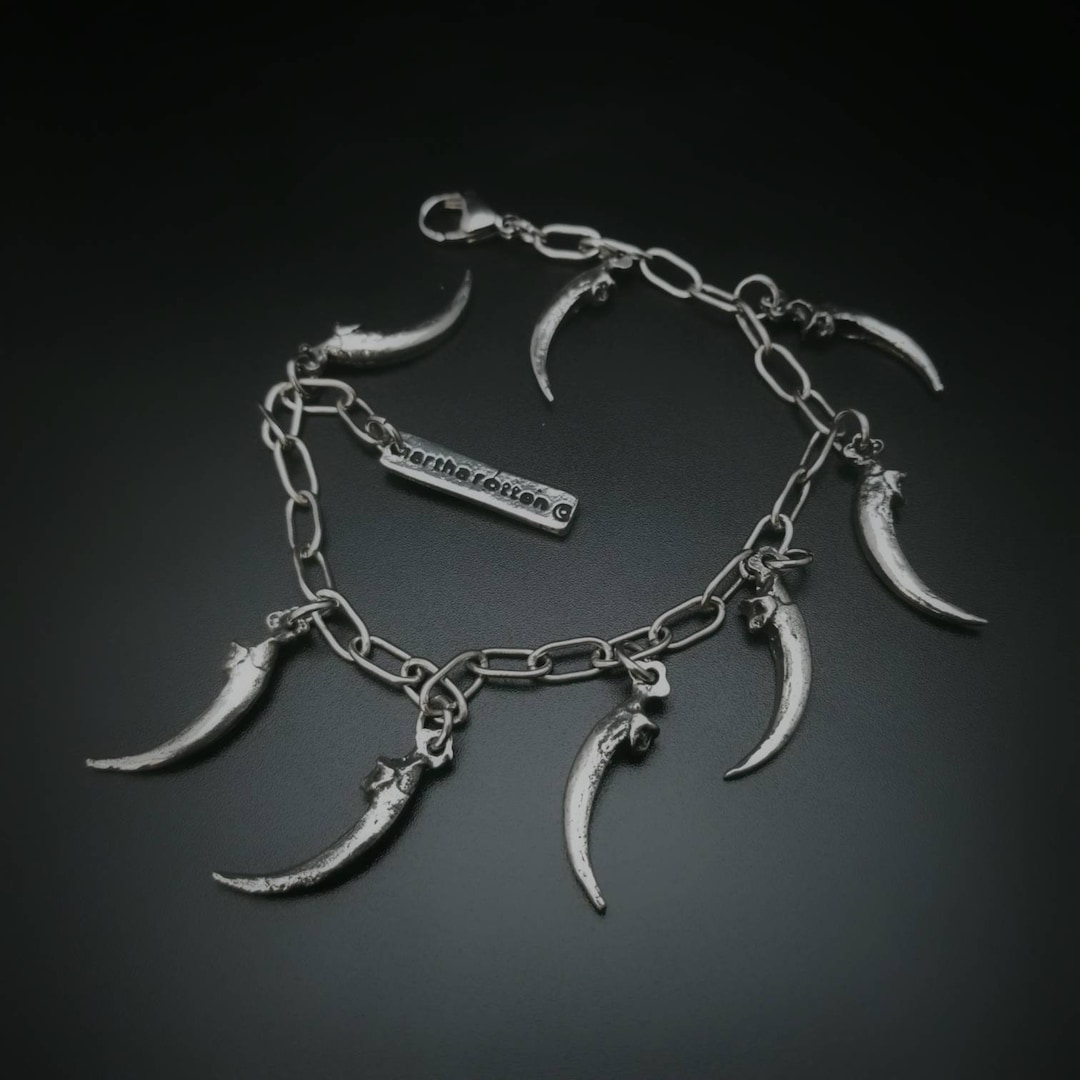 Owl Claw Bracelet. Charm Bracelet. Bird Claw Jewelry. Bird Claws No ...