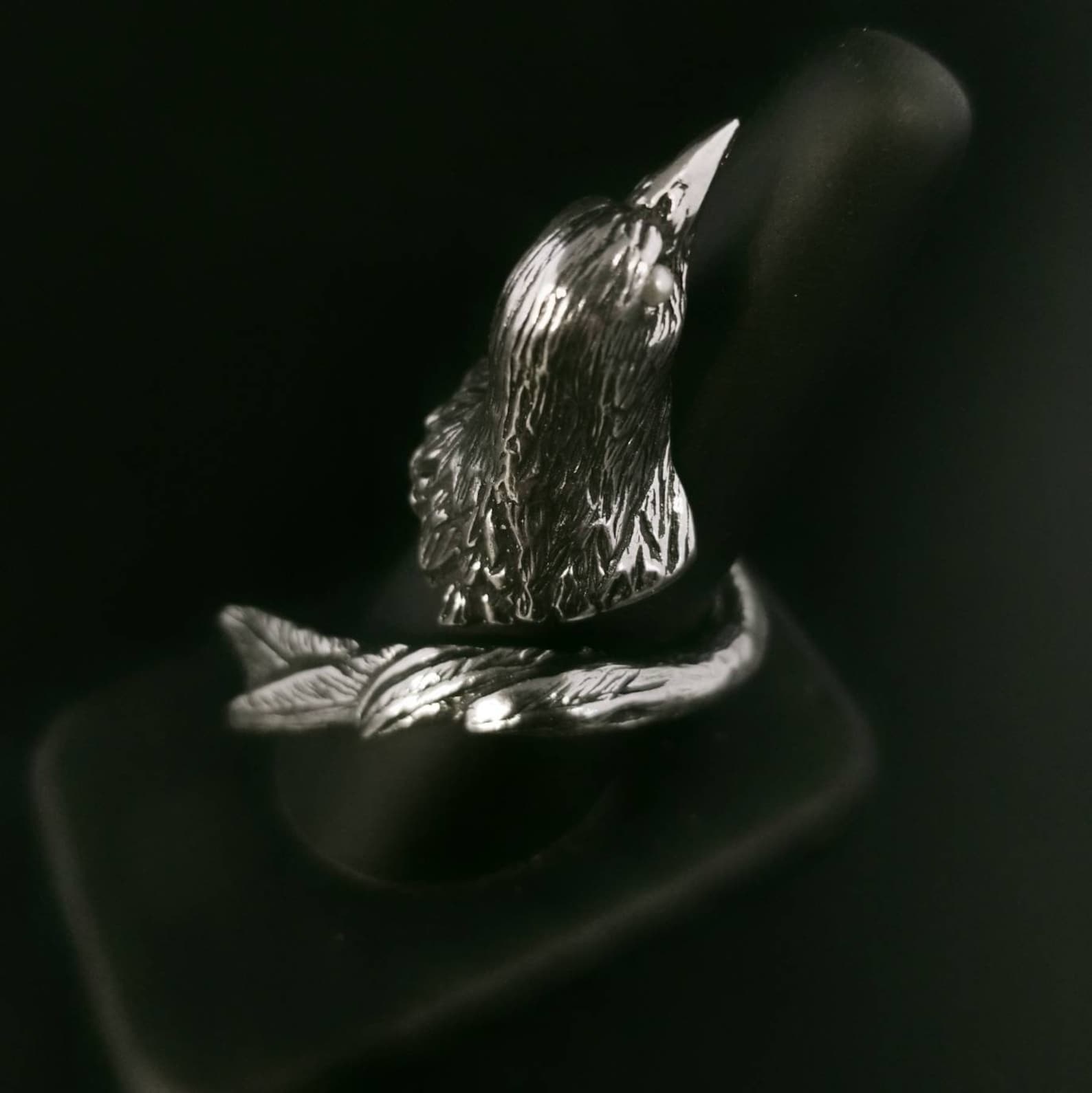 Bird Wrap Ring. Crow Ring. Raven Ring. Bird Ring | Etsy