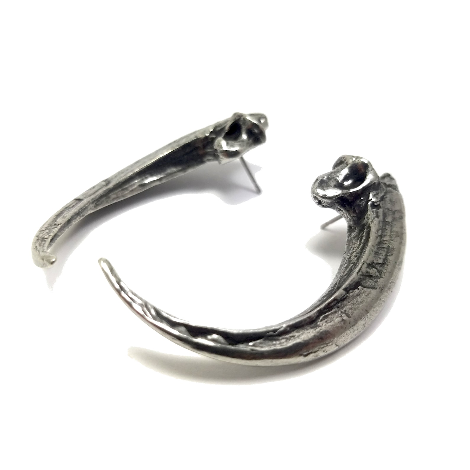 Golden Eagle Claw Post Earrings. Eagle Claw Earrings. Claw | Etsy