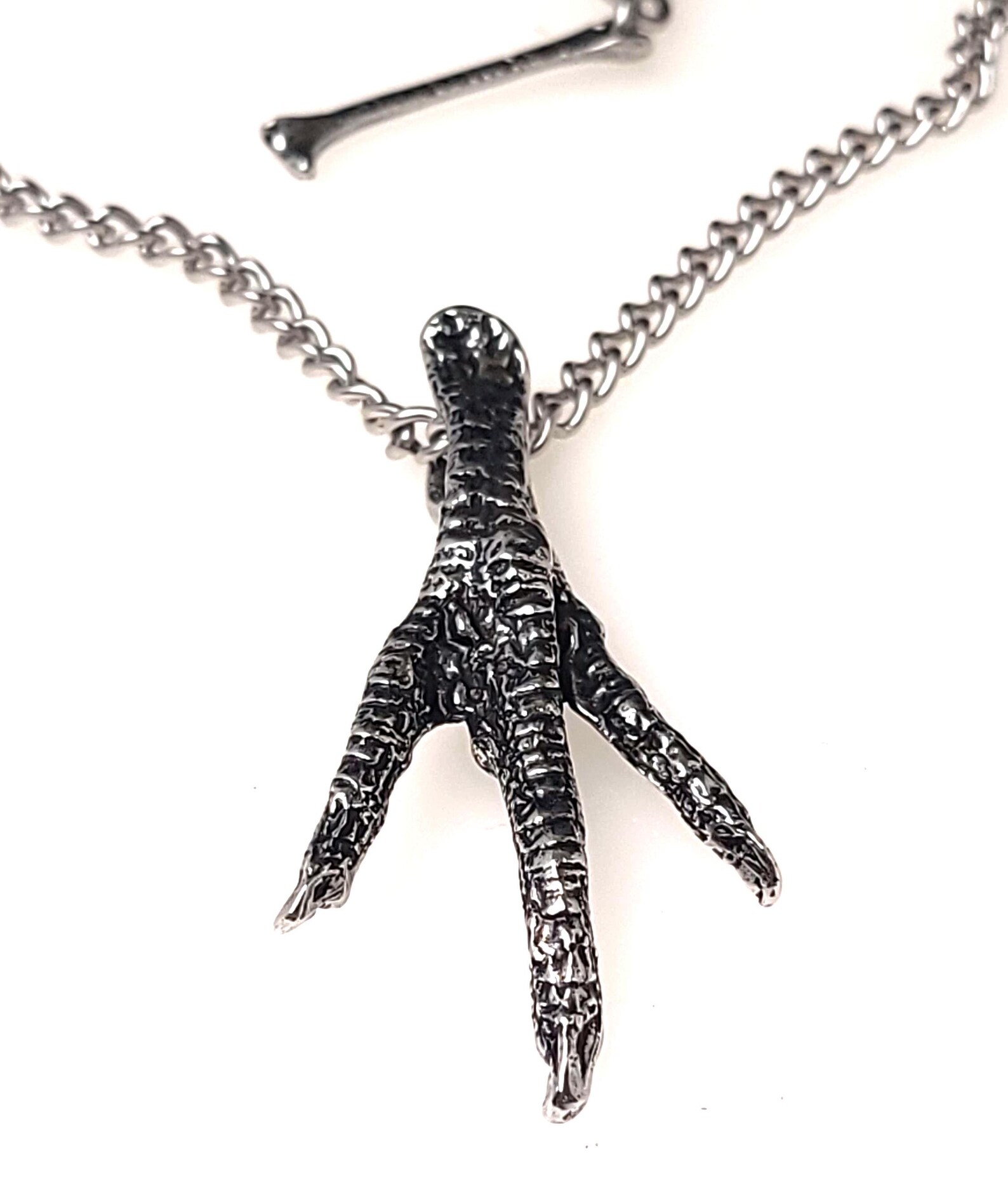 Chicken Foot Necklace. Bird Foot. DFN - Etsy