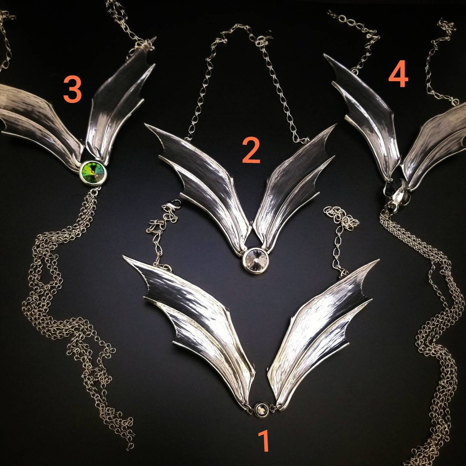 Fricken Bats. Bat Wings. Bat Necklace. | Etsy