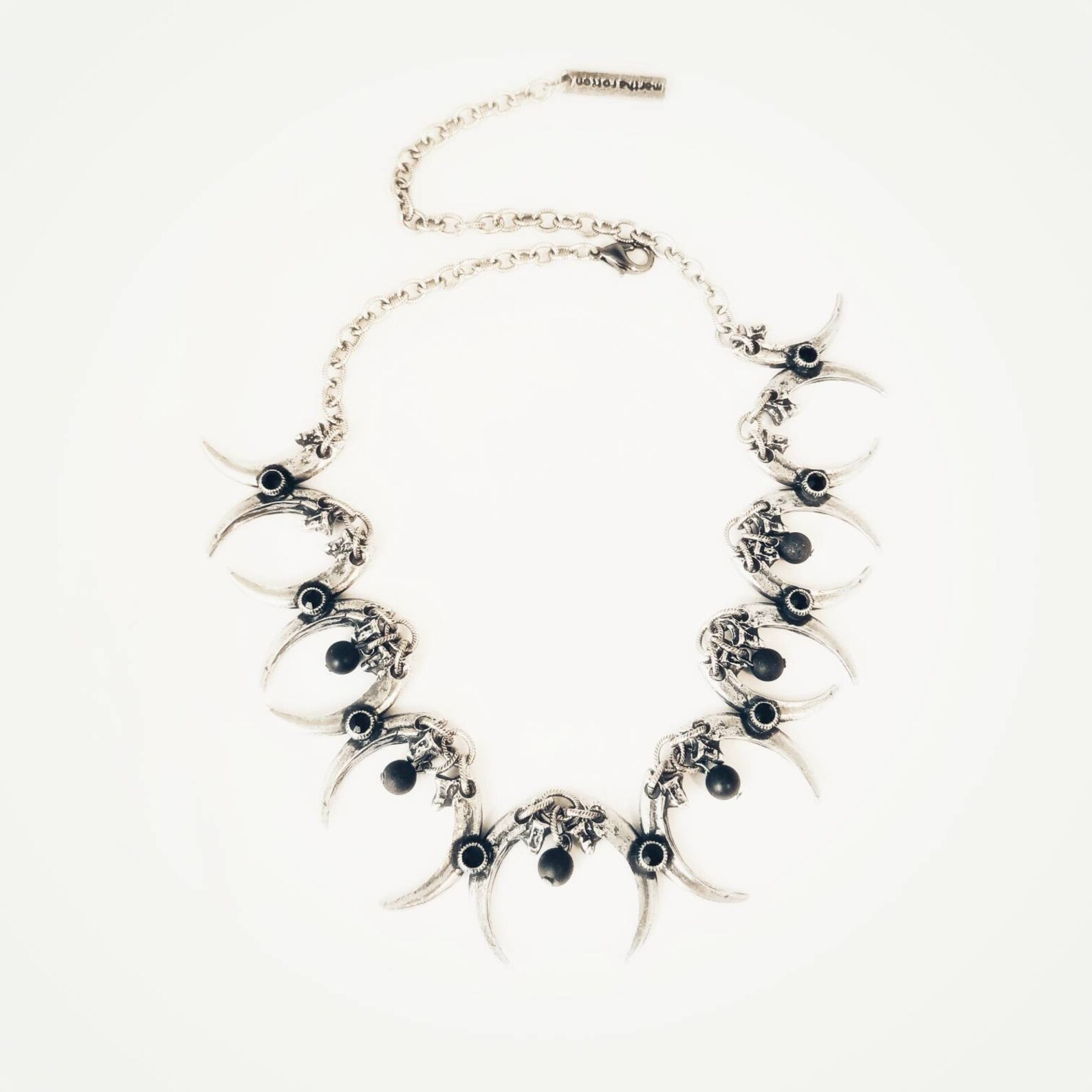 Raven Collar. Raven Claw Necklace. Drusy Beads. Bird Claws. - Etsy