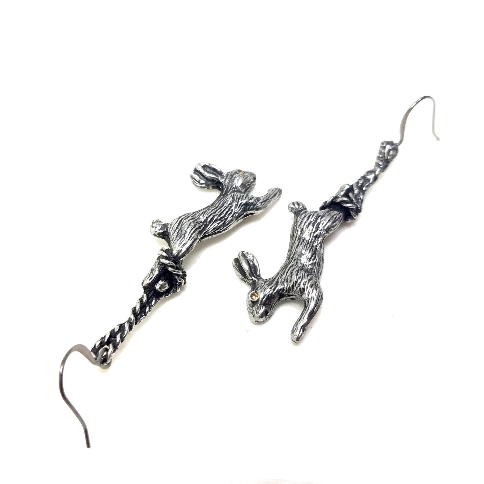 Dinner Bunny Ear Wires. Rabbit Earrings. Rabbit Ear Wire. Bunny ...